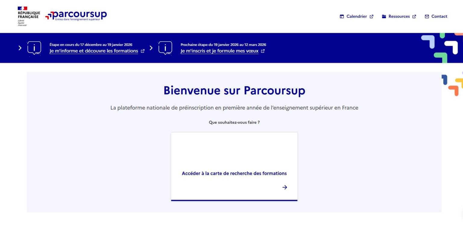 Parcoursup 2026 ouvre aujourd'hui : tout ce que vous devez savoir